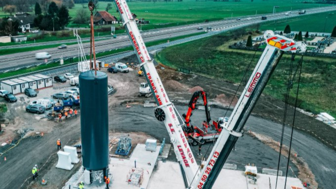 Une station GNL à Bonneville
